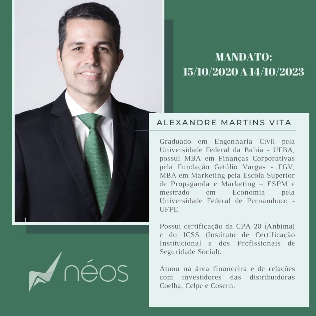Novo Diretor de Investimentos Néos | Néos Previdência